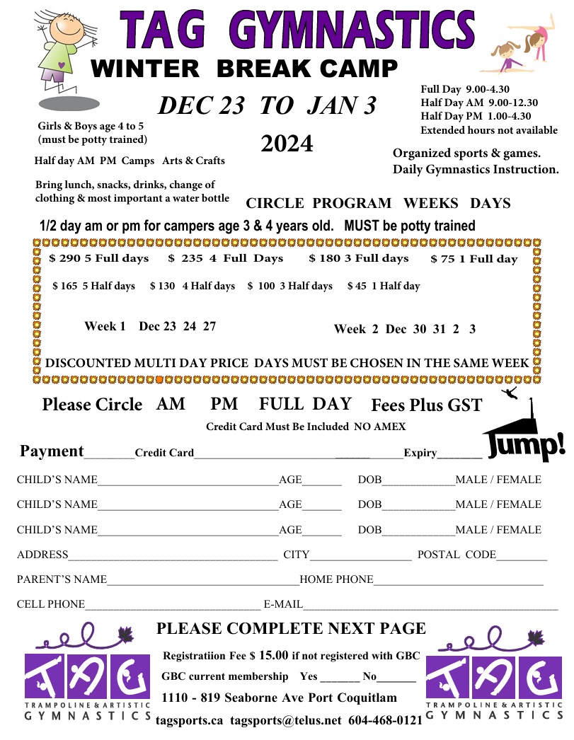 Winter Break Camp 2024